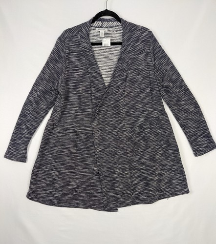 NWT Motherhood Womens Cardigan Sweater Size Large ~ Blue Cascade Open ...