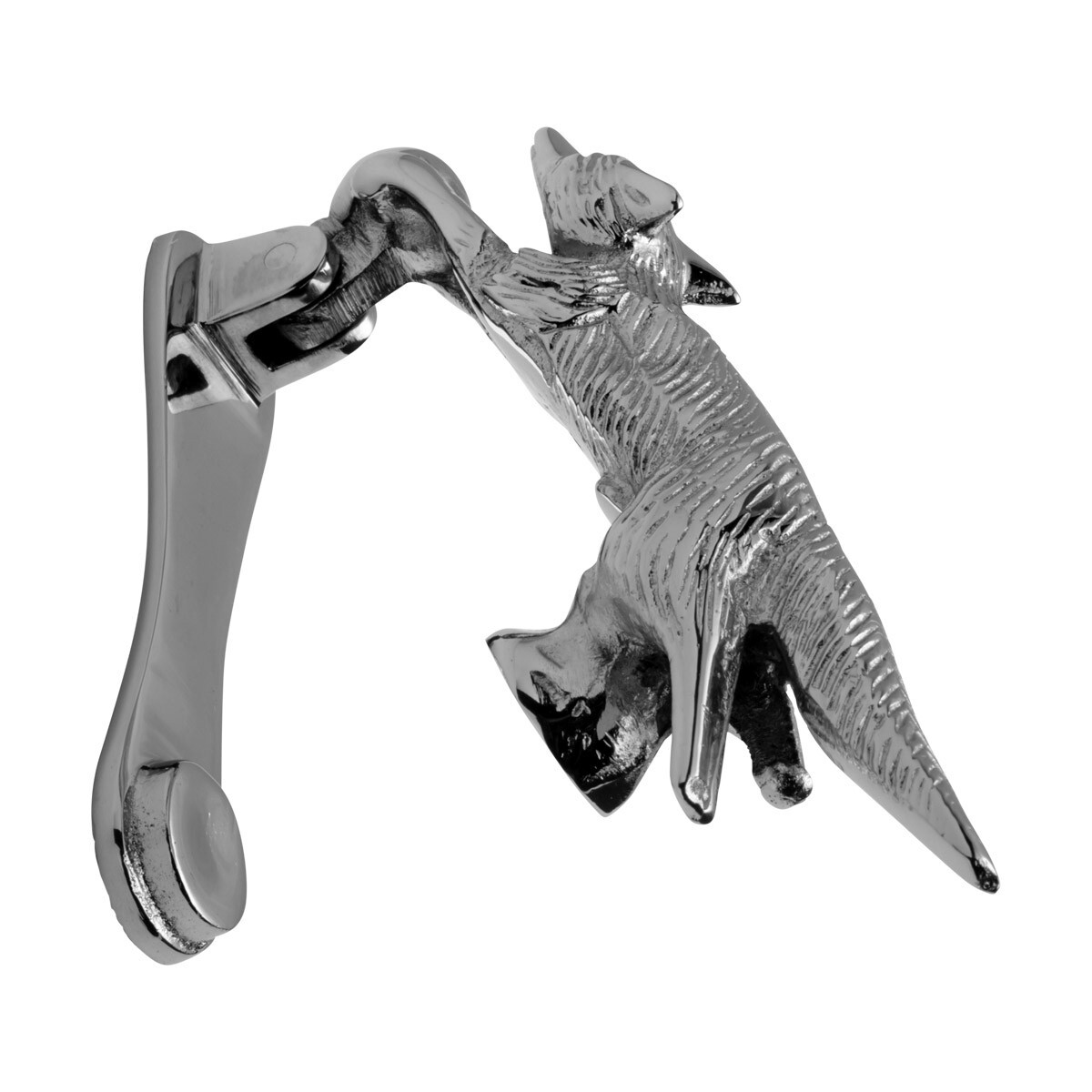 Running Fox Chrome Plated Brass Door Knocker with Hardware Renovators ...