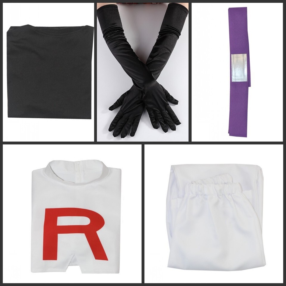 Jessie James Cosplay Costume Team Rocket Jessie Musashi James Kojirou ...