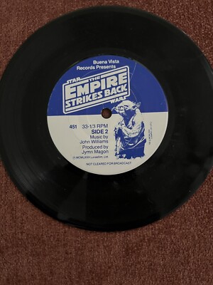 Book And Record Star Wars - The Empire Strikes Back 33 RPM 7 inch | eBay