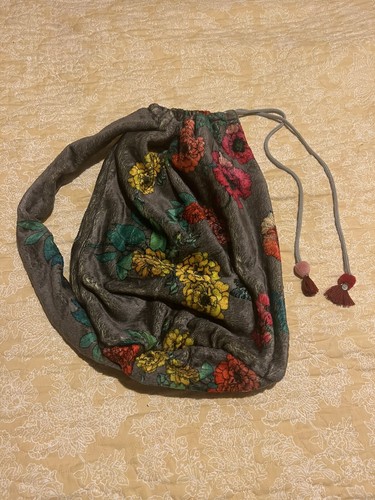 EUC🔥 Johnny Was Drawstring Backpack One Shoulder Sherpa Yoga Bag ...