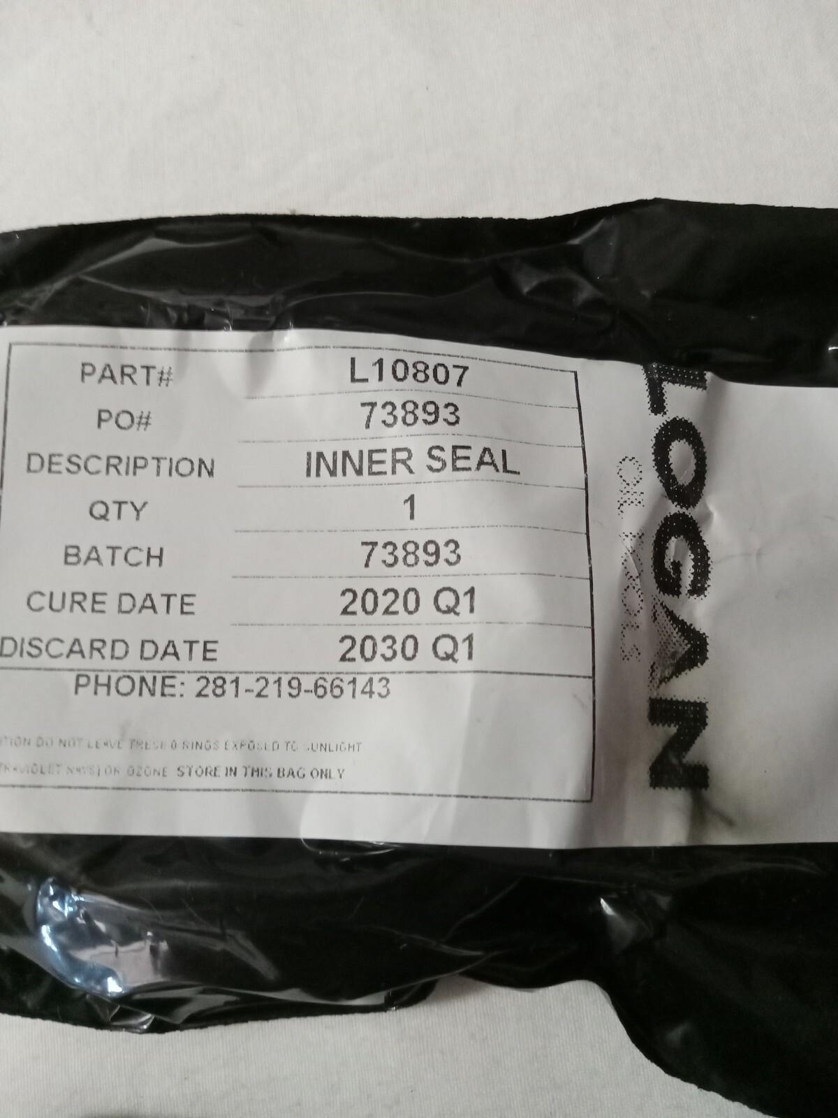 Logan Oil Tools Mill Control Packer A9016R-072 & Inner seal, O-ring | eBay