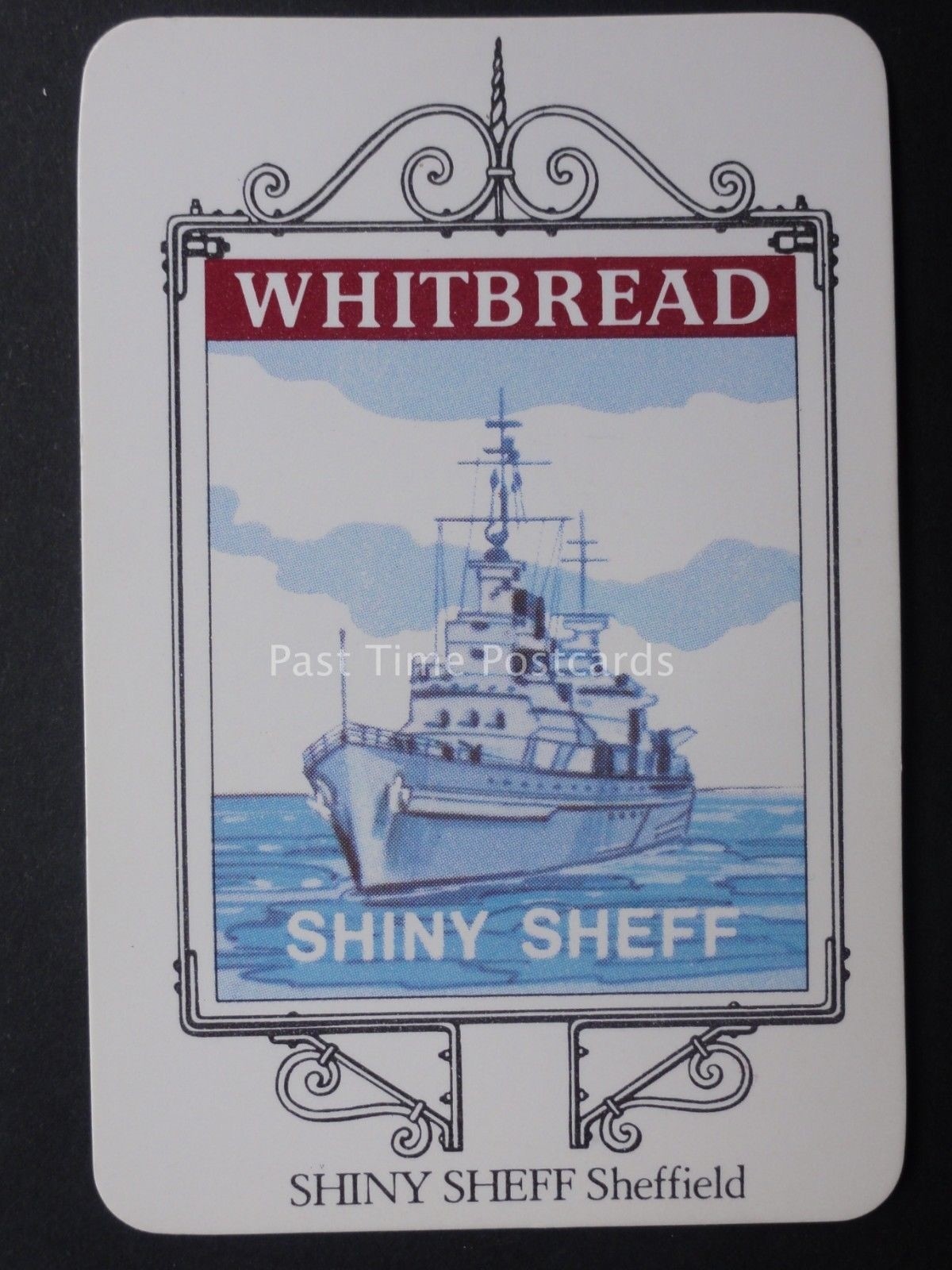 No.10 Sheffield THE SHINY SHEFF - Maritime Inn Signs by Whitbread & Co ...