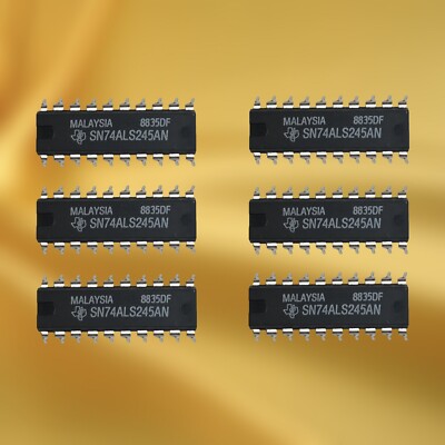 Lot Of 6 ~ Texas Instruments SN74ALS245AN ~ Transceiver 3 State Output ...