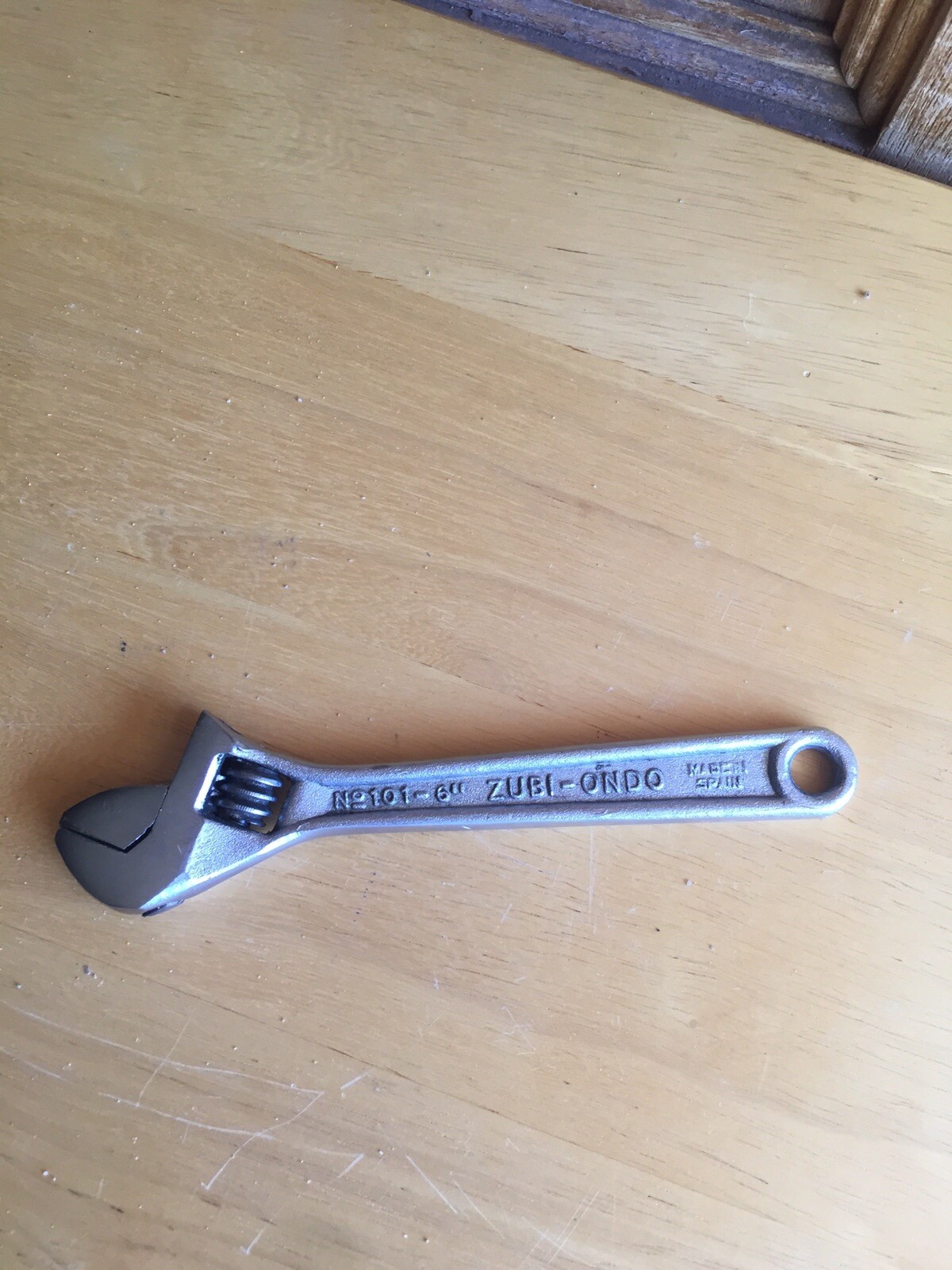 ZUBI-ONDO #101-6" ADJUSTABLE WRENCH MADE IN SPAIN | eBay