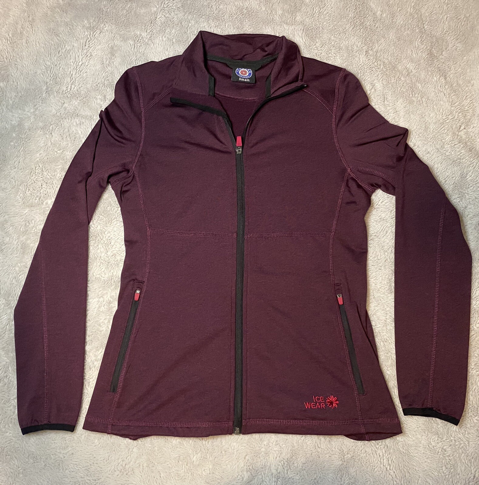 Icewear Iceland Jacket Burgundy Purple Pink Full Zip Outdoor Small | eBay