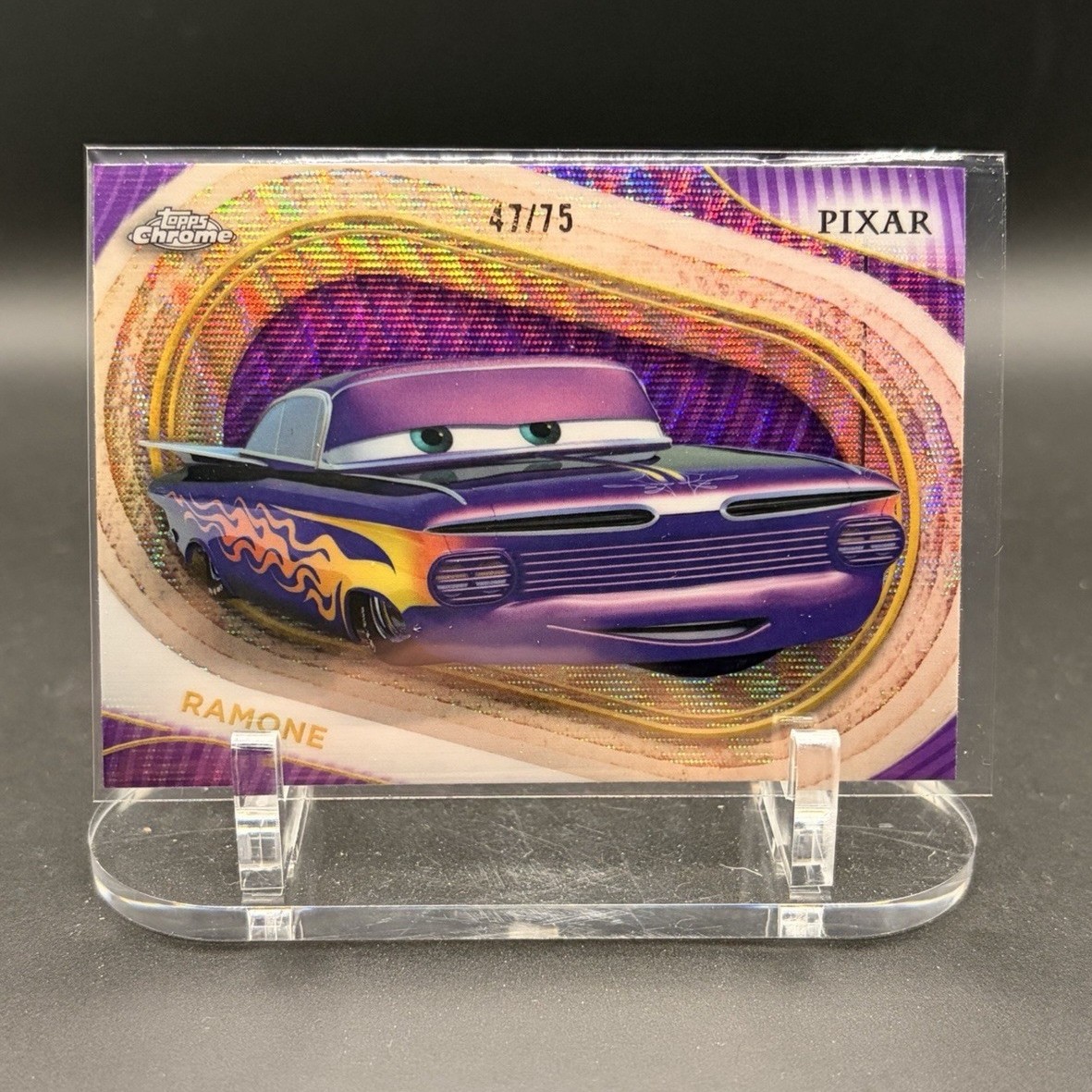 Topps Chrome Disney Pixar Cars Ramone #52 Serial Numbered Trading Card ...