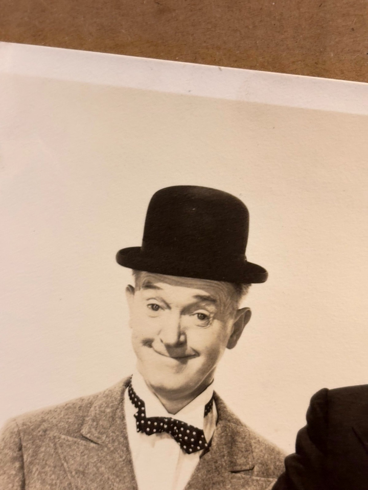 Very Rare Stan Laurel Oliver Hardy 2x Autographed Photo 40s Laurel ...