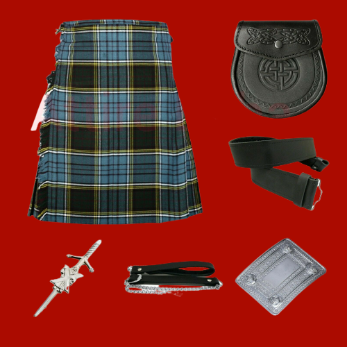 Traditional Anderson Scottish Tartan Kilt Set Deal- Kilts For Men ...
