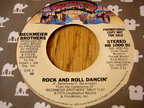 BECKMEIER BROTHERS - ROCK AND ROLL DANCIN' 7" VINYL PROMO (EX) | eBay