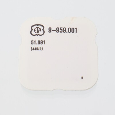 Genuine ETA 959.001 Setting Bridge Watch Part #445/2 NOS 51.091 (G5D13 ...