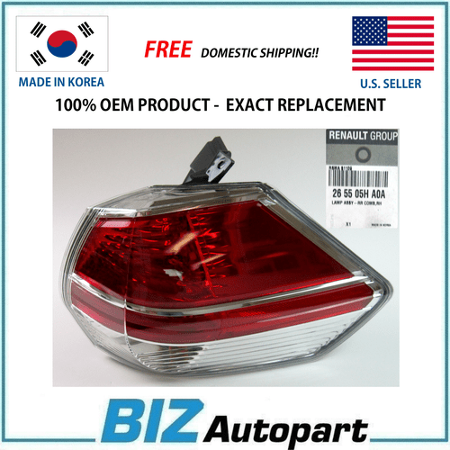 GENUINE RIGHT TAIL LAMP FOR 14-16 NISSAN ROGUE 26550-5HA0A / 26550 ...
