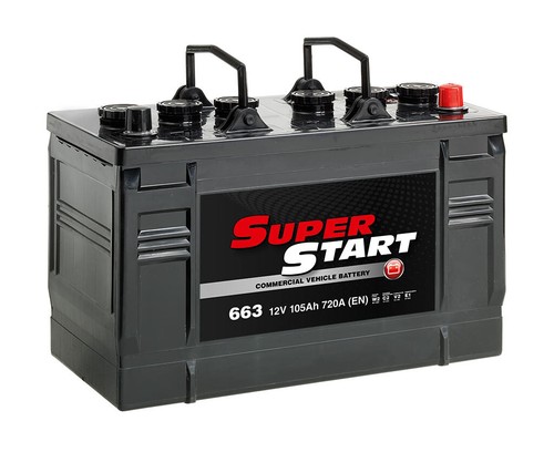 663 Yuasa equivalent YBX1663 Super Heavy Duty Commercial Battery 12V ...