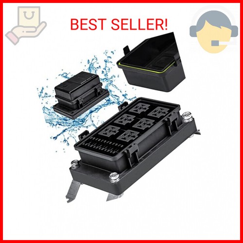 True Mods 12V DC Auto Waterproof Fuse 5-Pin Relay Box Block [6 Bosch ...
