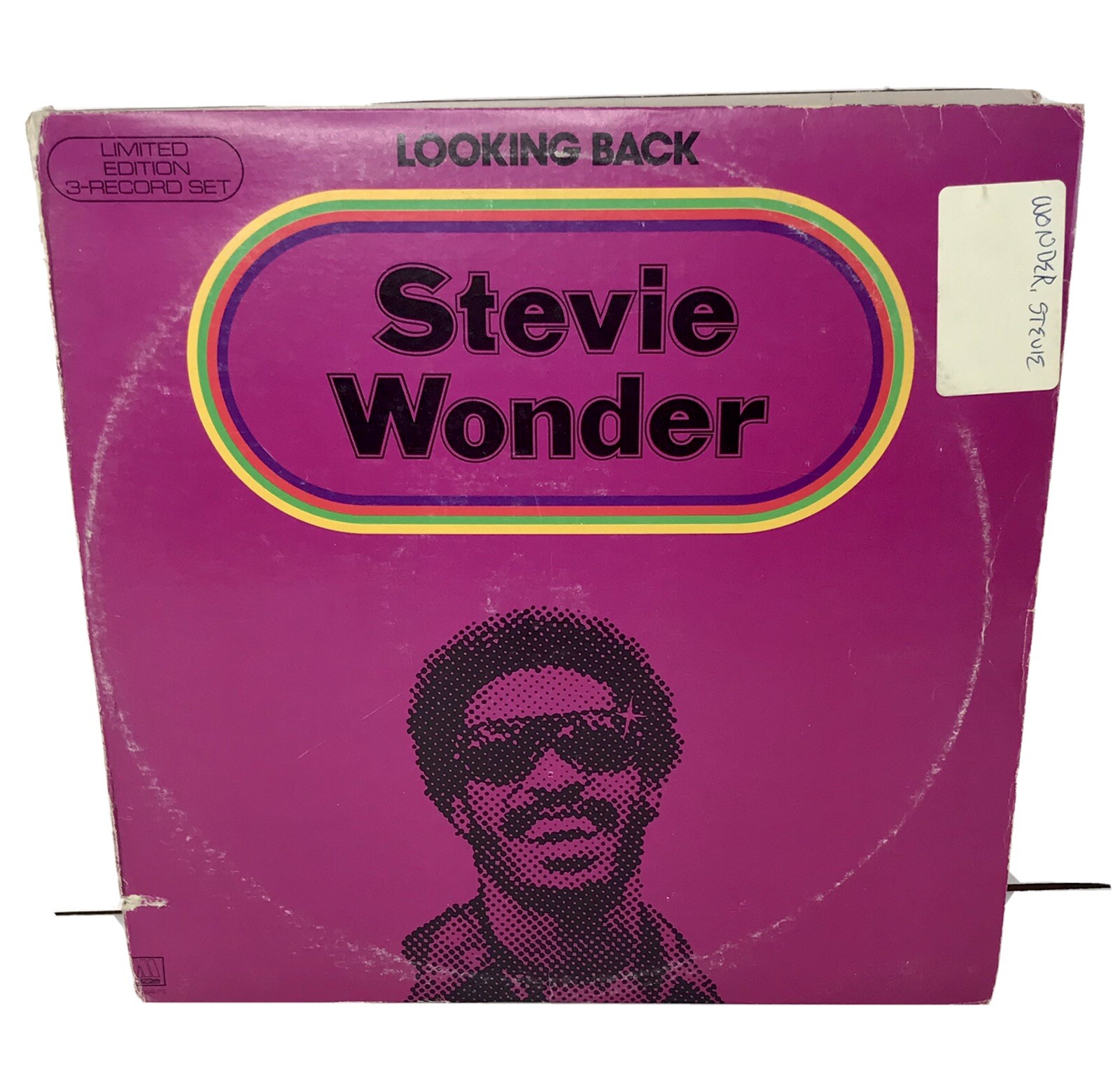 Stevie Wonder Looking Back 3 LP Vinyl Records Dbl Gatefold Limited ...