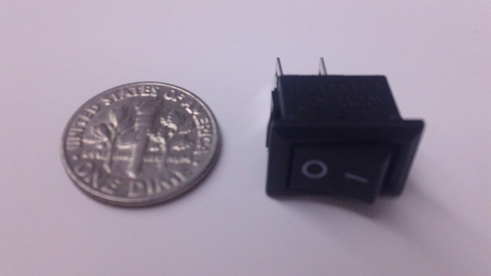 2x - Mini Small Switch - Doll House Mini Wall Switch LED Wall Switch ...