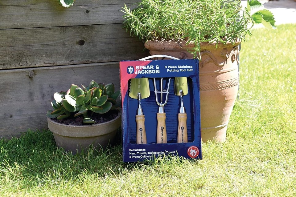 Spear & Jackson POTTING3PS 3 Piece Garden Potting Tool Set | eBay