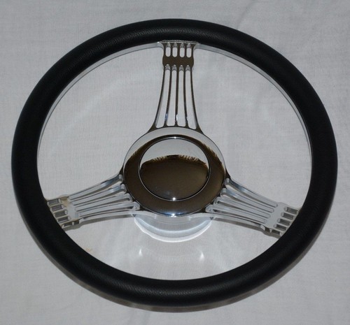 14" Billet 1/2 Wrap Custom Banjo Steering Wheel Hub Horn Button Street ...
