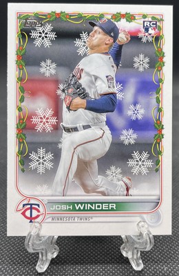2022 Topps Holiday Baseball Josh Winder Rookie RC #HW140 Minnesota ...