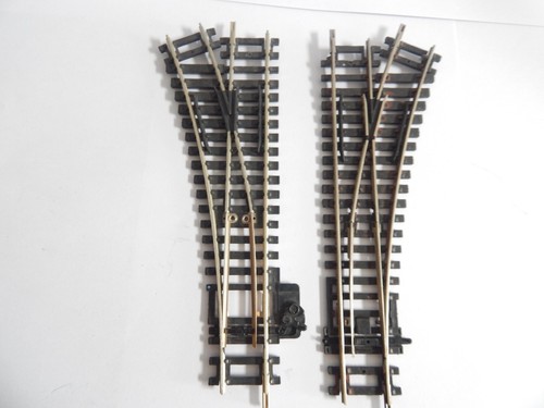 Job Lot 2 x OO HORNBY Nickel Silver Points RH R8073 & LH R612 point vgc ...