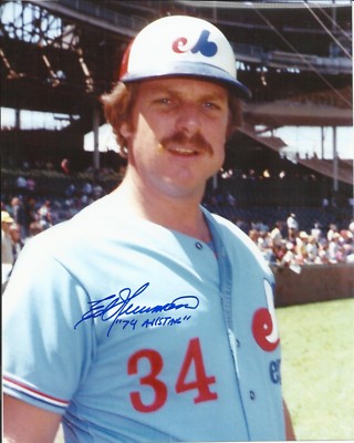 Ed Herrmann (DD) 1978 Montreal Expos 1974 All-Star Autographed 8x10 ...