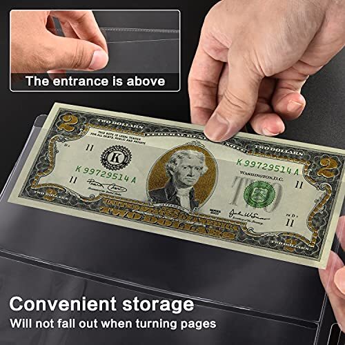 Paper Money Collection Pages, 12 Sheets Currency Collecting Book Album ...