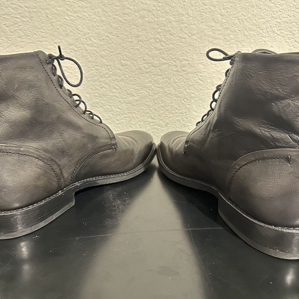 Frye Corey Lace Up Boots Mens Size 11.5 M Black Leather | eBay