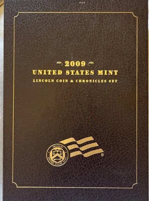 2009 U.S. Mint LINCOLN COIN & CHRONICLES SET 5 Coin Set W/C.O.A. & Mint ...