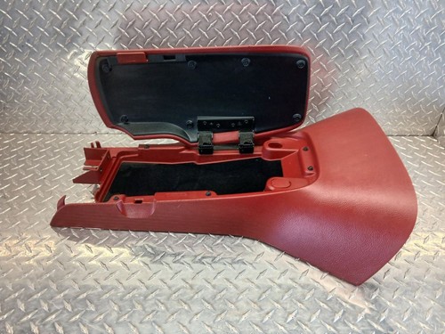 05-08 CORVETTE C6 CENTER CONSOLE ASSY COBALT RED COMPLETE ASSY W/LID | eBay