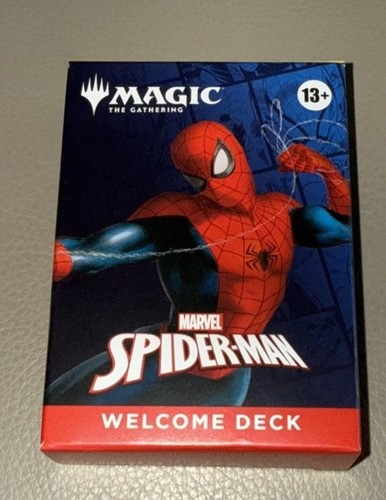 WHITE MTG Marvel Spiderman Welcome Deck - SDCC 2025 Magic The Gathering ...