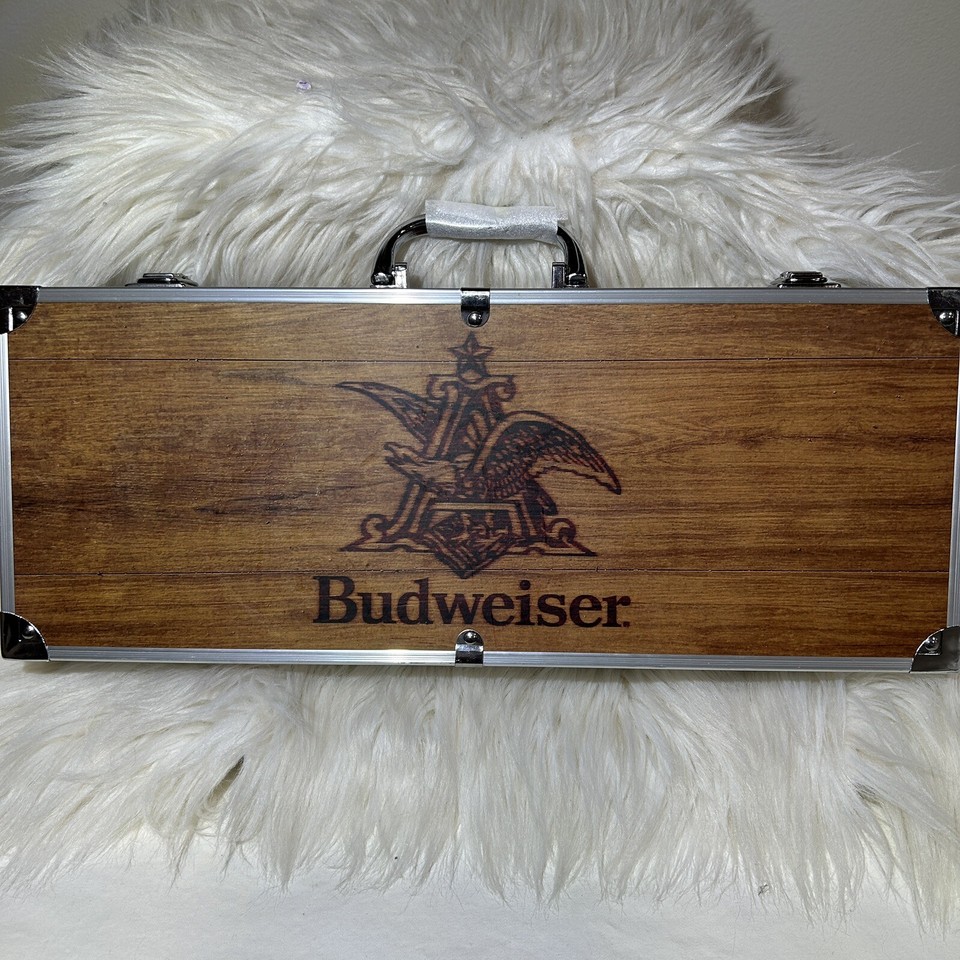 Budweiser Grilling Set with Spatula, Basting Brush and Carrying Case | eBay
