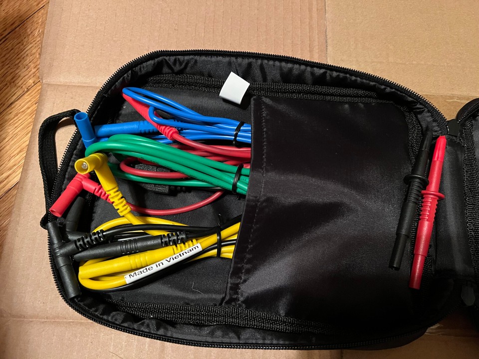 SNAP ON SNAPON SCOPE MULTIMETER PROBE TEST LEADS ALIGATOR CLIPS SET ...