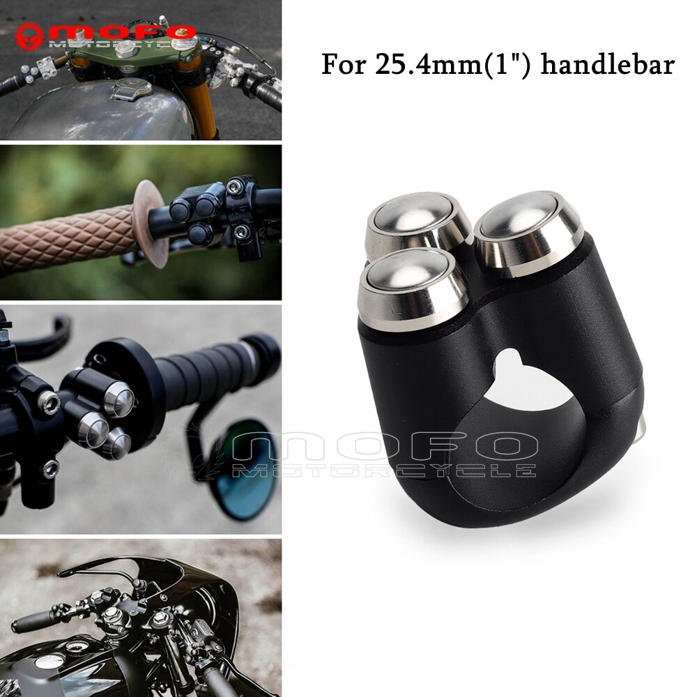 Motorcycle Handlebar Push Button Momentary Switch Gebildet 2 X