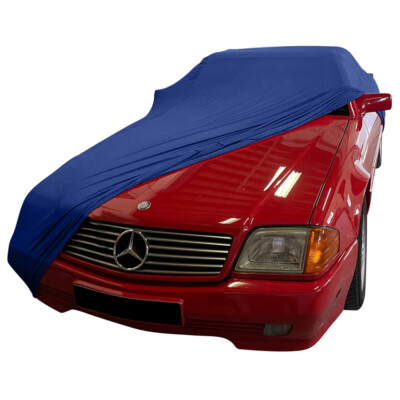 Indoor car cover fits Mercedes-Benz R129 bespoke Le Mans Blue cover ...