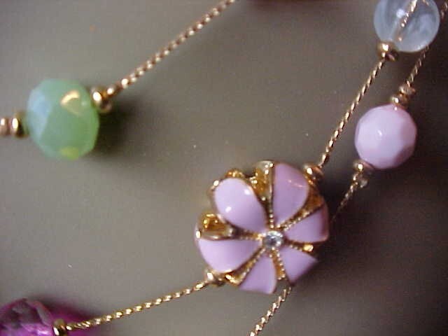 3-Strand Spring Floral Necklace - Adorable (B9) | eBay