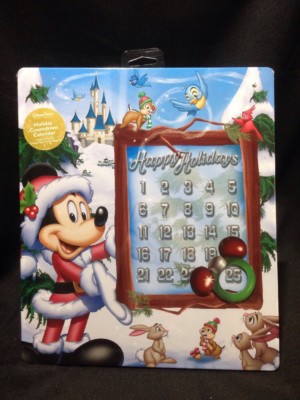 Disney Christmas Holiday Countdown Magnetic Advent Calendar Mickey Chip ...