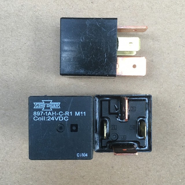 Song Chuan 897-1ah-c-r1 M11 24vdc 70a Automotive Relay 4 Prong for sale ...