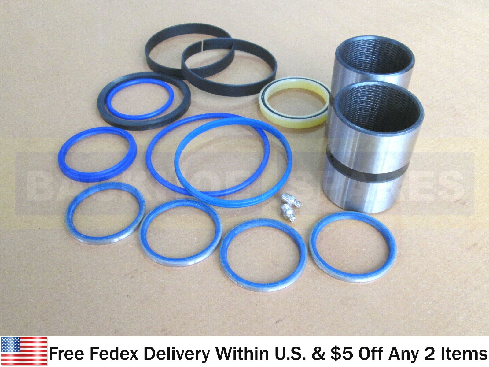 JCB PARTS - DIPPER RAM REPAIR KIT WITH SEALKIT (809/00179 991/00146 813 ...