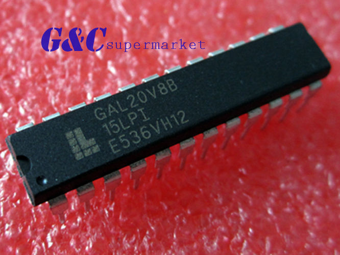 10PCS GAL20V8B-15LPI DIP High Performance E2CMOS PLD Generic Array ...
