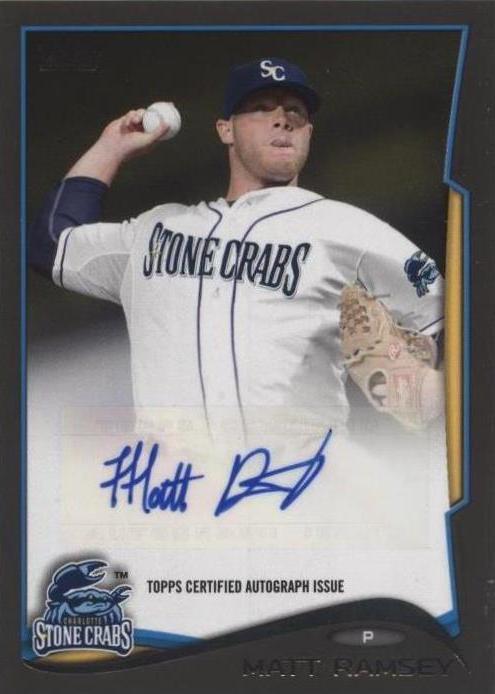 2014 Topps Pro Debut - Autographs Matt Ramsey #PDA-MR (AU, RC) for sale ...
