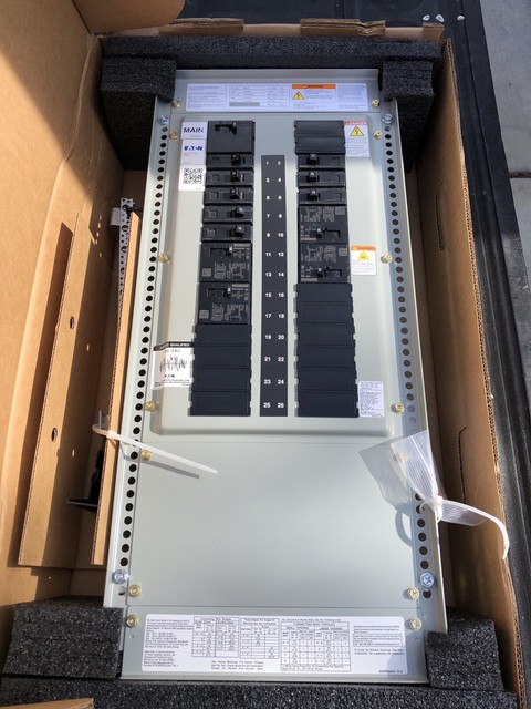 NEW EATON POW-R-LINE PRL2A 100A, 120/240V, 1PH 3-WIRE CIRCUIT BREAKER ...