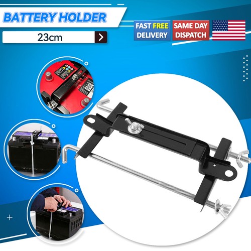 Car Adjustable Battery Retaining Holding Clamp Bracket Bolt Tie Hold ...