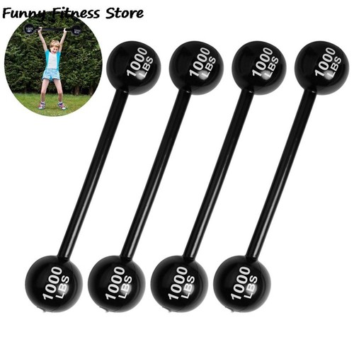 iInteraction Funny Toys Inflatable Barbell Event Game Props Simulation ...