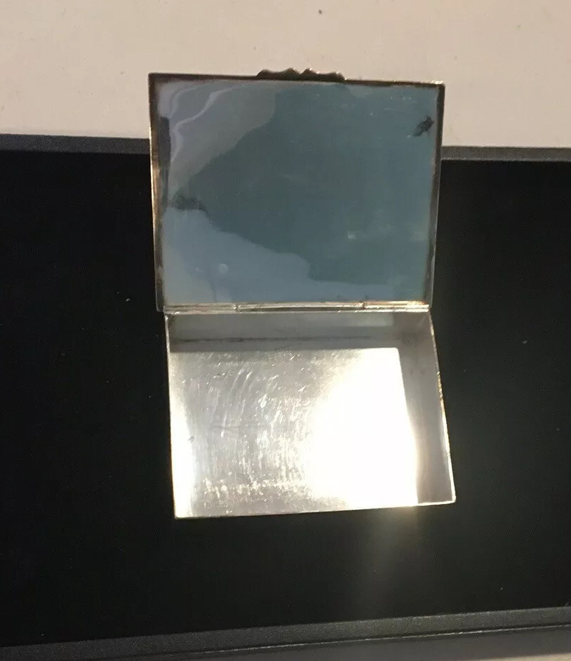 Vintage Exeter English Silver Cigarette Trinket Jewelry Box | eBay