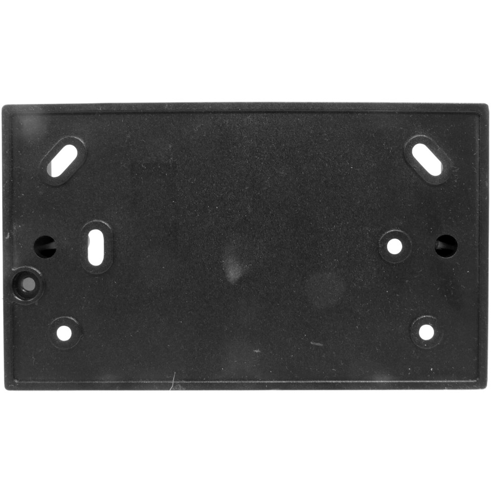 Black Back Box Surface Mount Single or Double 1G 2G with Conduit and ...