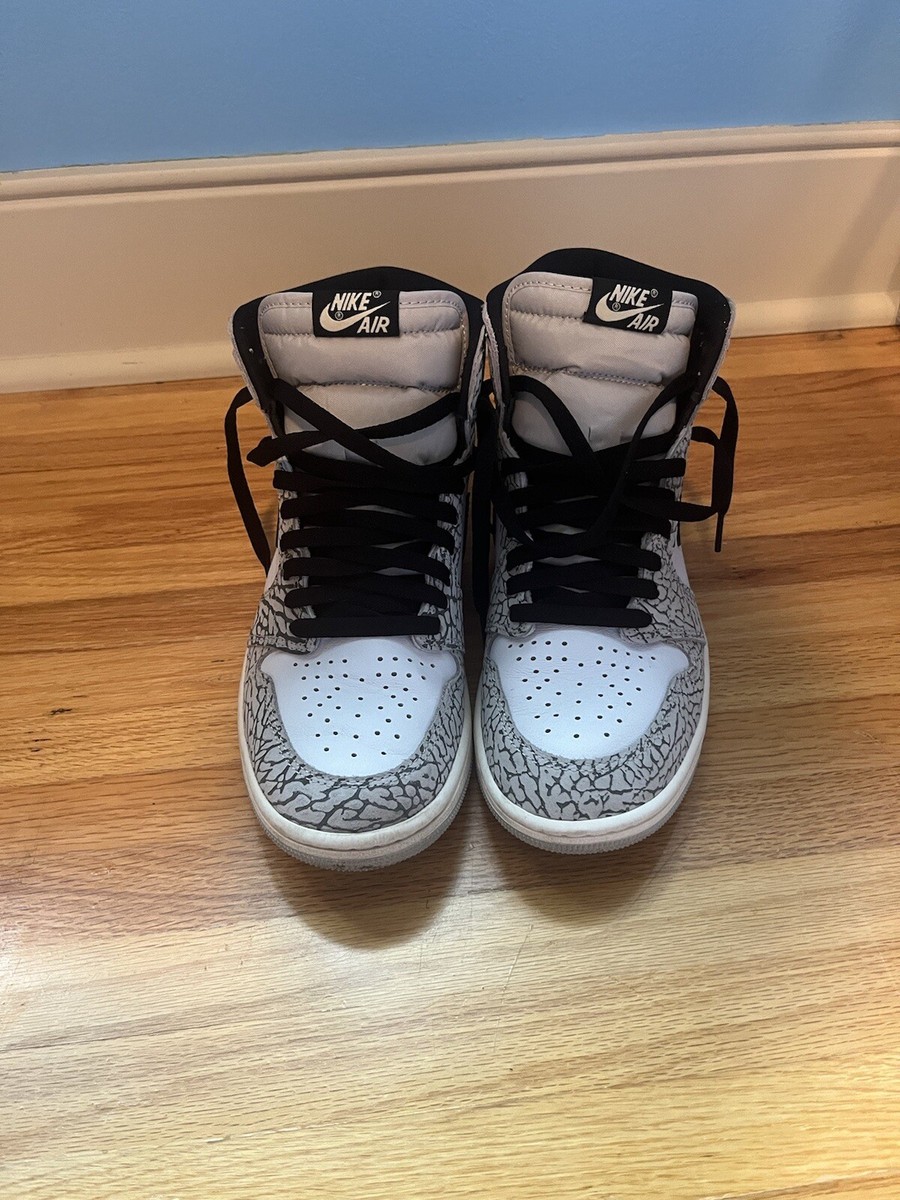 Size 8.5 - Air Jordan 1 Retro OG High White Cement | eBay Size 8.5 - Air Jordan 1 Retro OG High White Cement | eBay