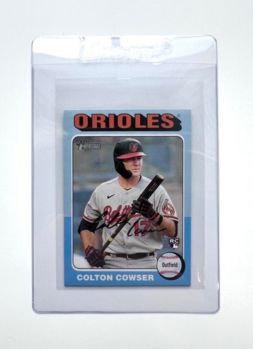 2024 TOPPS HERITAGE MINI BLUE BORDER COLTON COWSER RC 20/25 #388 | eBay
