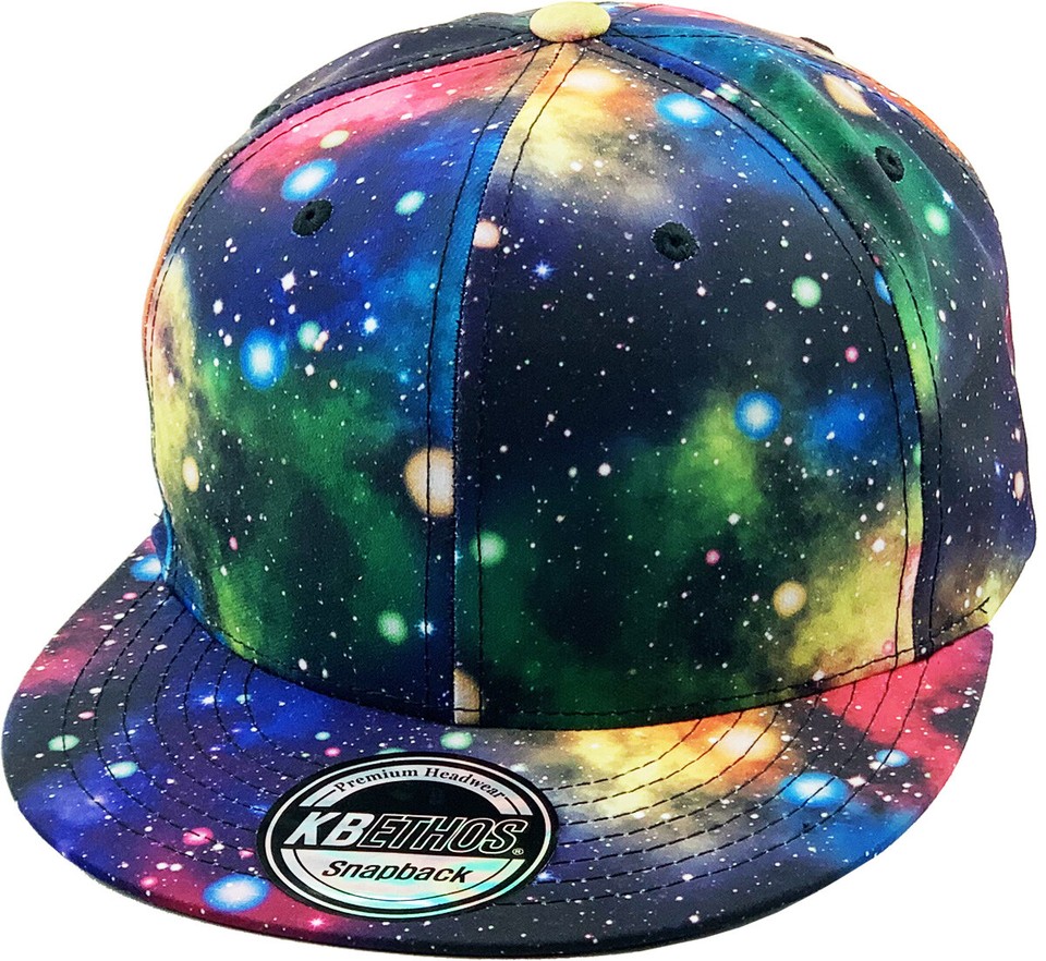 Fashion Galaxy Print Hiphop Cap Snapback Baseball Cap Adjustable Hat ...