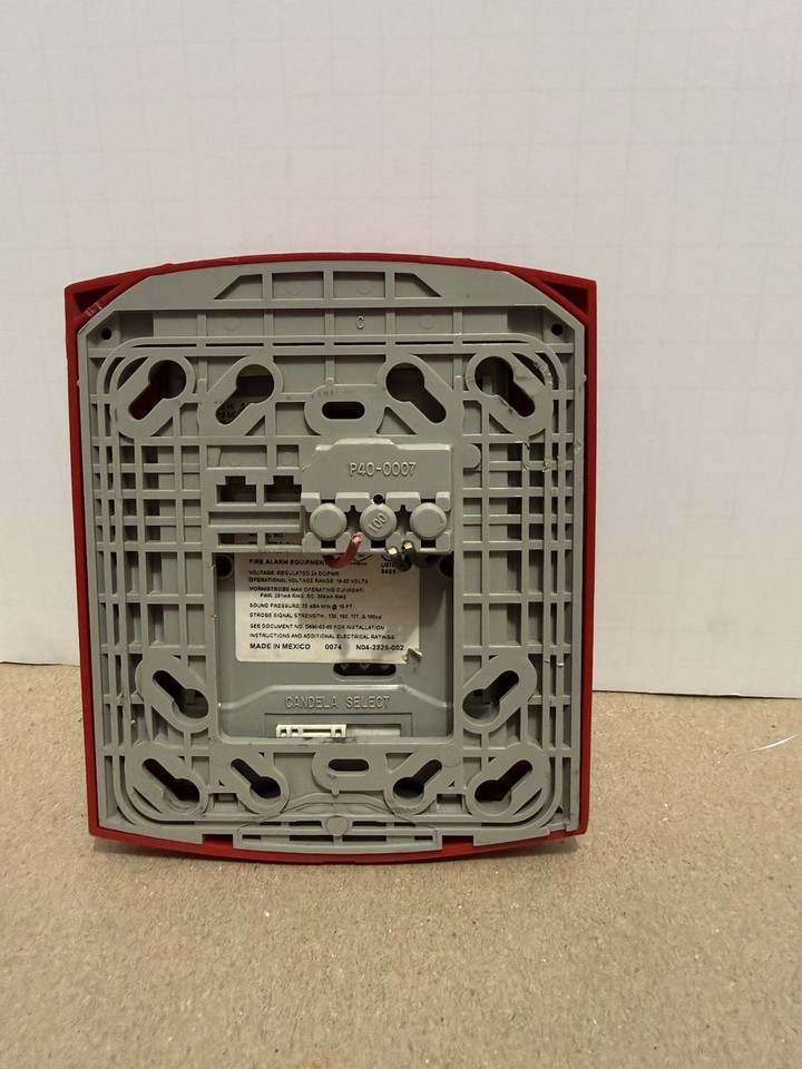 System Sensor P2RH Fire Alarm Horn Strobe Red | eBay
