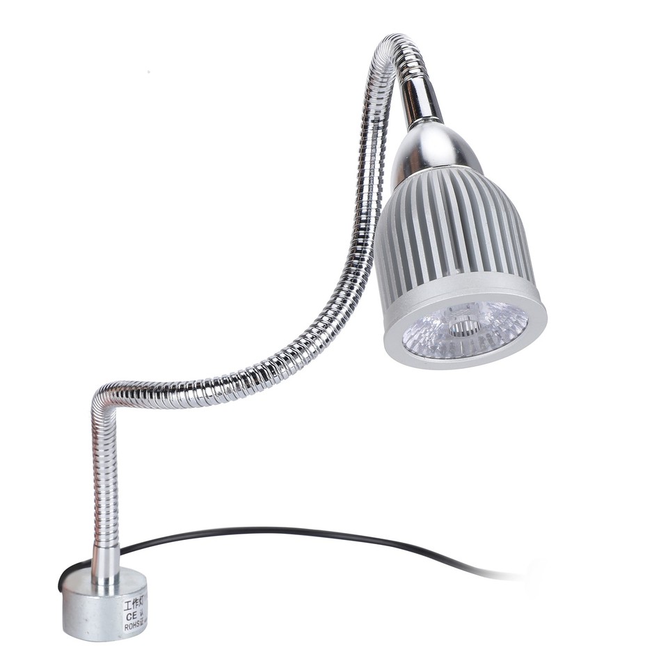 Flexible 7W LED Work Light With Magnet Base For Workbench Lathe | eBay